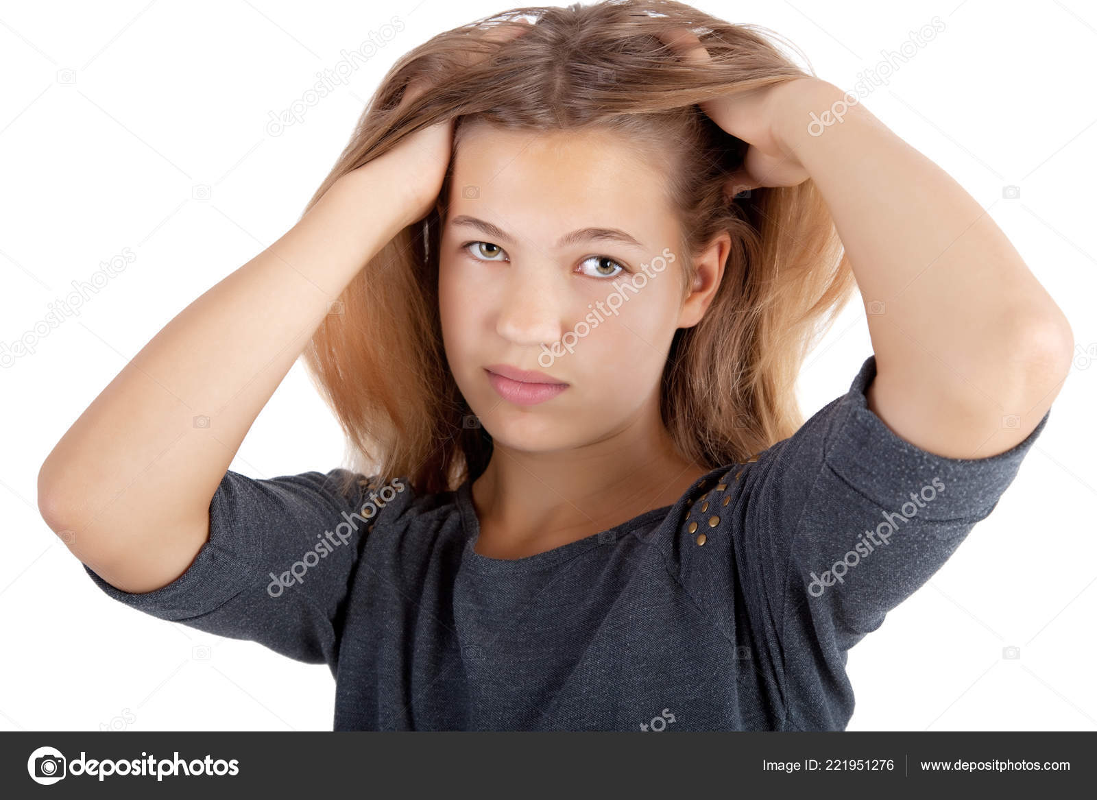 Portrait Beautiful Teenage Girl — Stock Photo © BoValentino #221951276 Portrait Beautiful Teenage Girl — Stock Photo © BoValentino #221951276