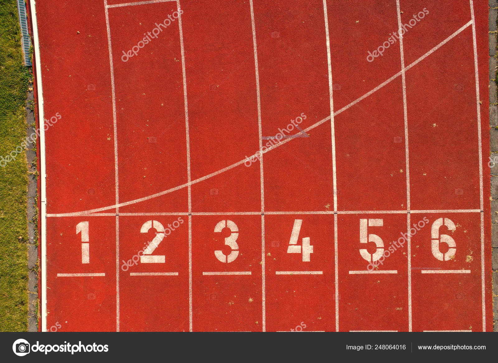 Running Track From Above