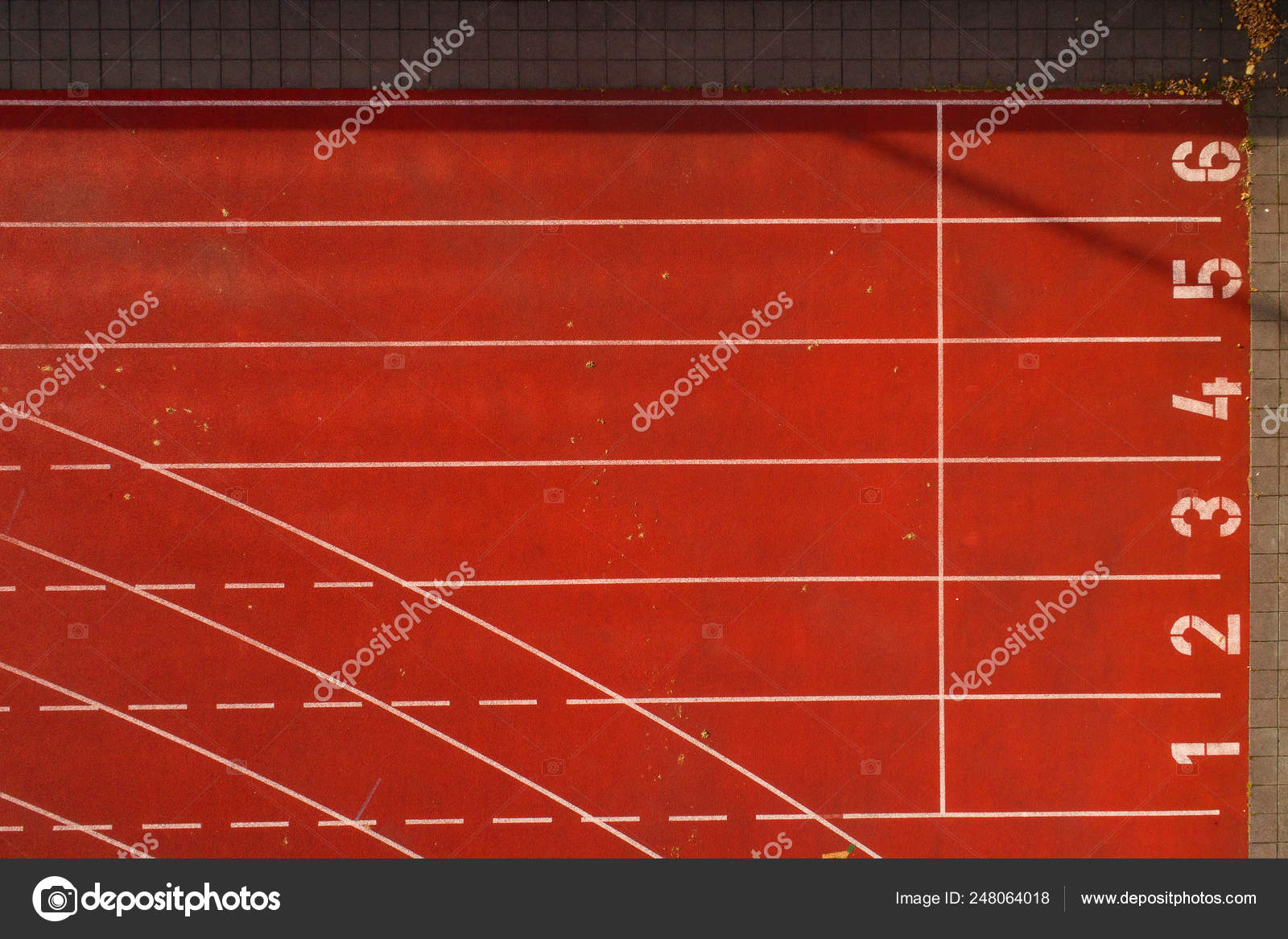 Running Track From Above