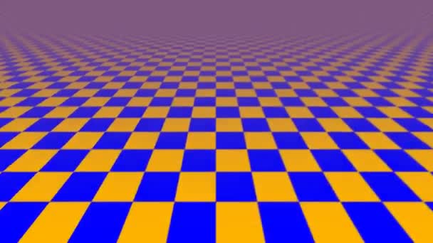 Checked Plane Like Sonic Background Vanishing Point Stock Video Footage ...