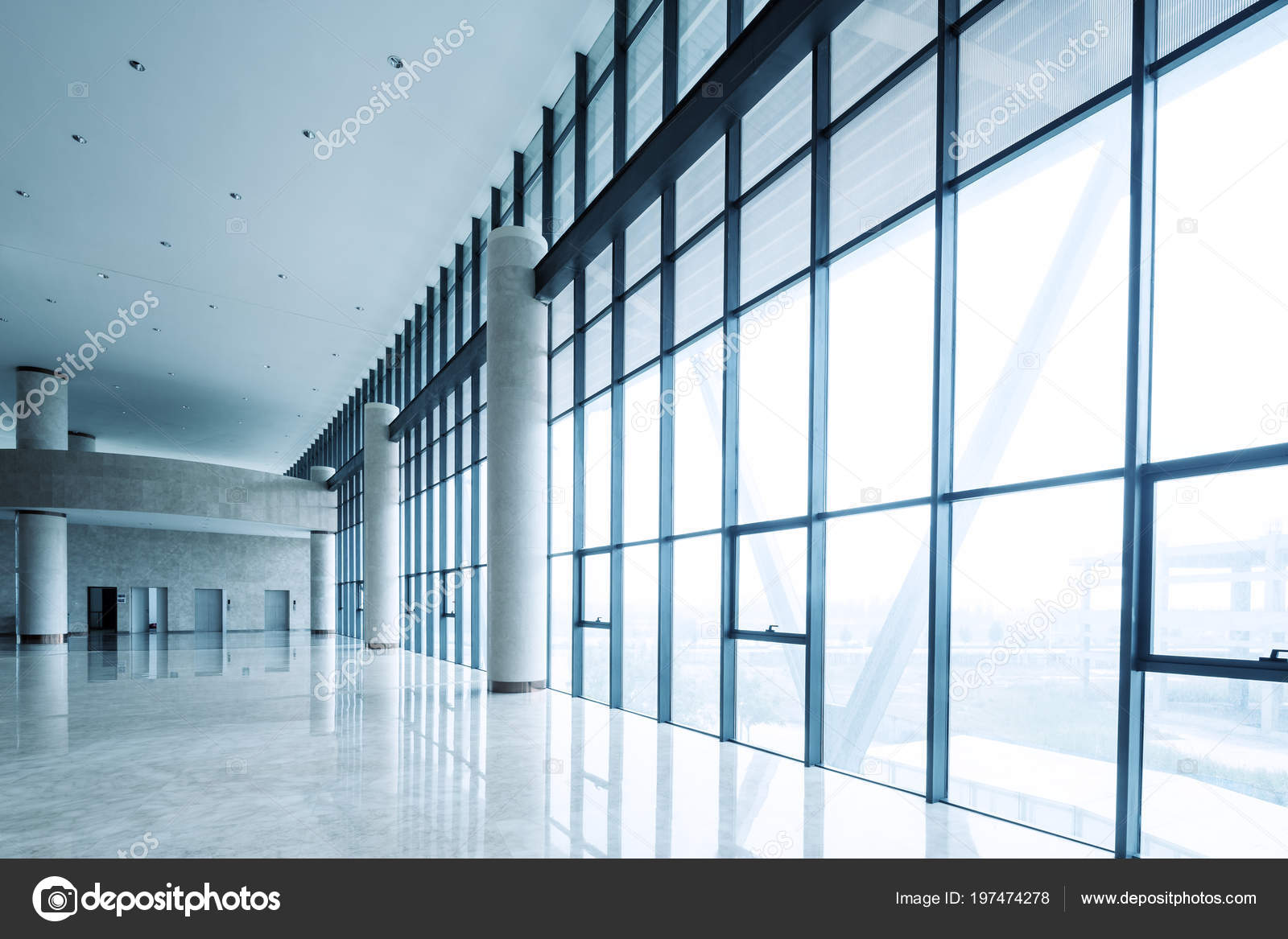 Modern Business Building Interior