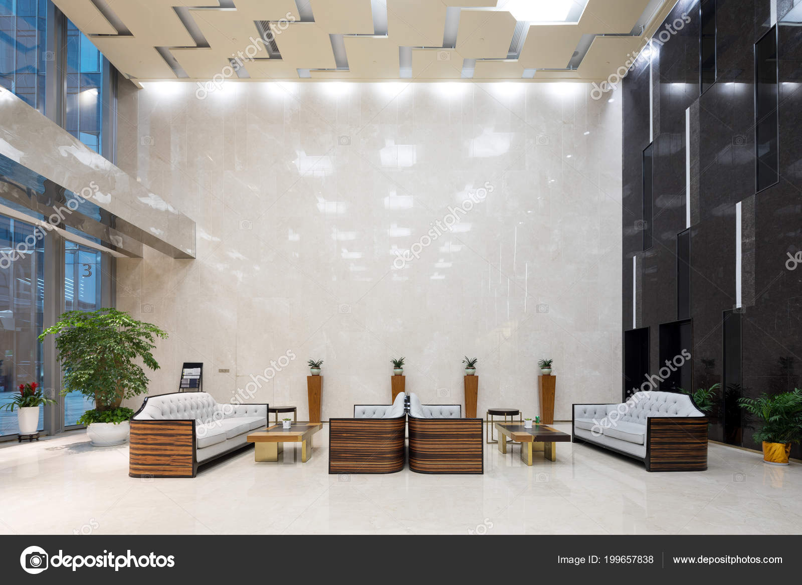 Modern Office Lobby