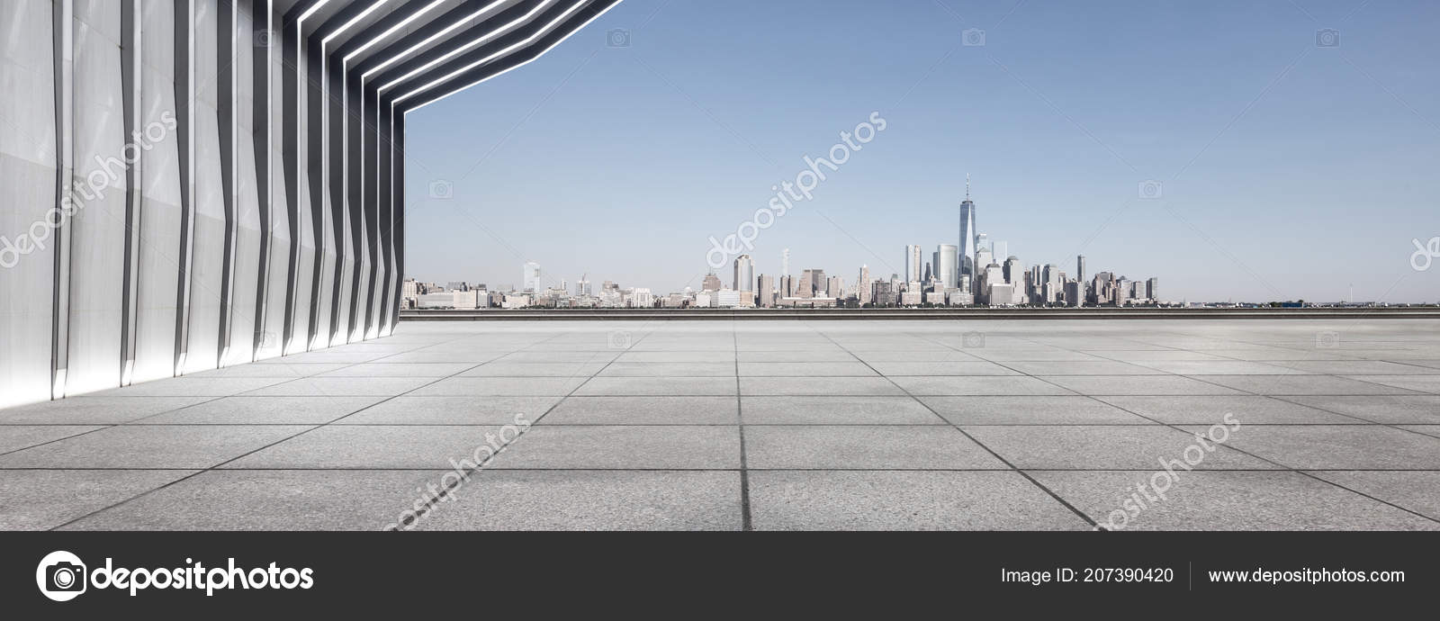 Empty Street Modern City New York Background Stock Photo by ©zhudifeng ...