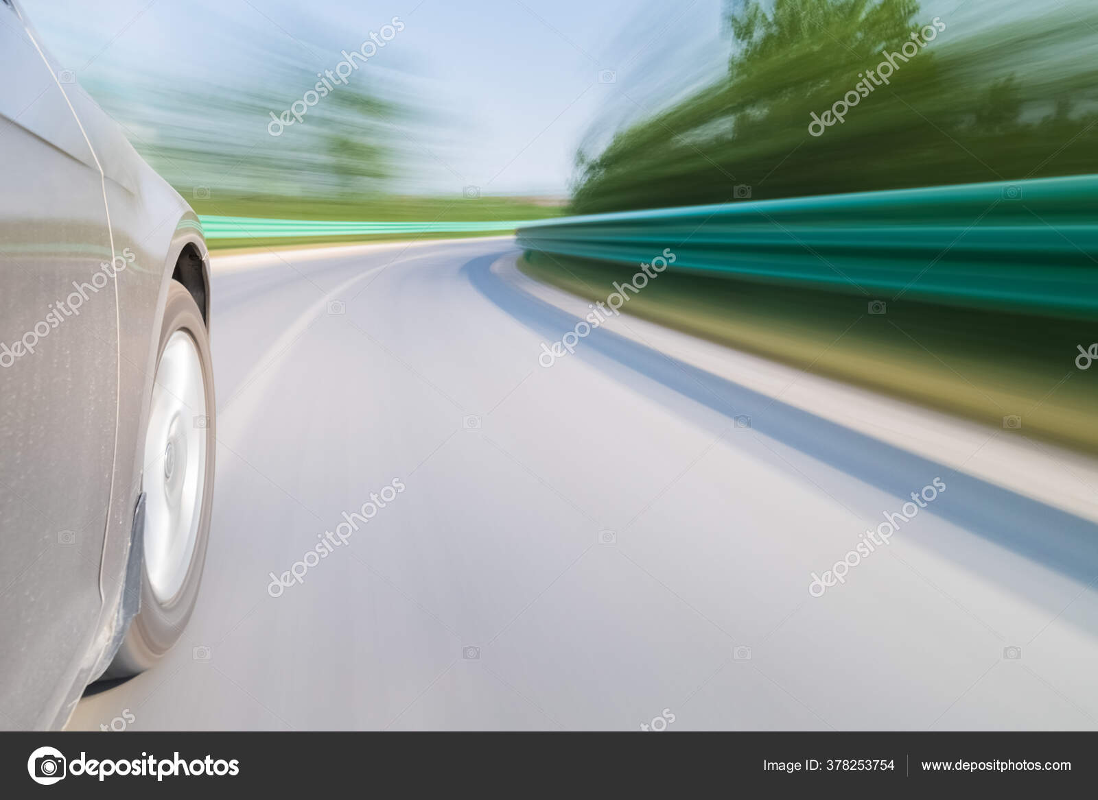 Car Drivng Down Ramp