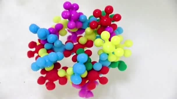 Plastic Children's Construction Kit Assembled Form Virus Molecule ...