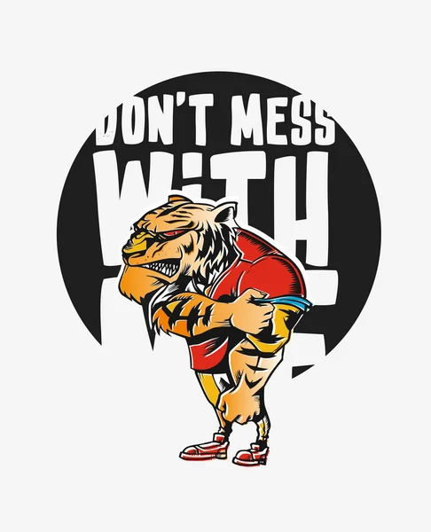 Don Mess Poster Hand Drawn Sketch Vector Illustration Stock Vector ...