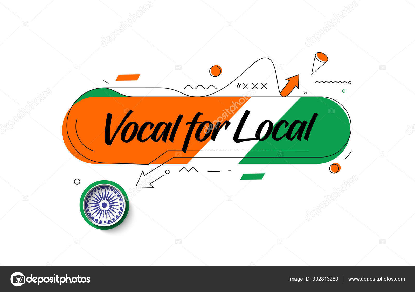 Vocal Local Campaign India Independence Day Poster Vector Modern Banner ...