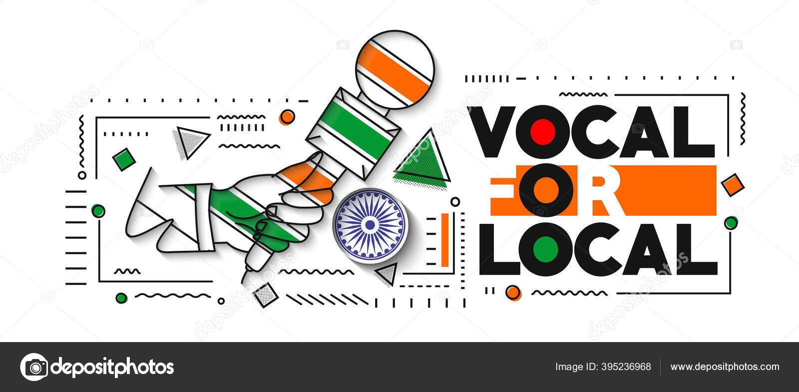 Vocal Local Campaign India Independence Day Poster Vector Modern Banner ...