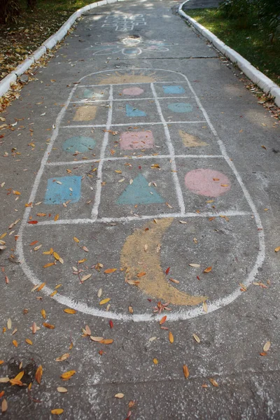 Kid hopscotch Stock Photos, Royalty Free Kid hopscotch Images ...