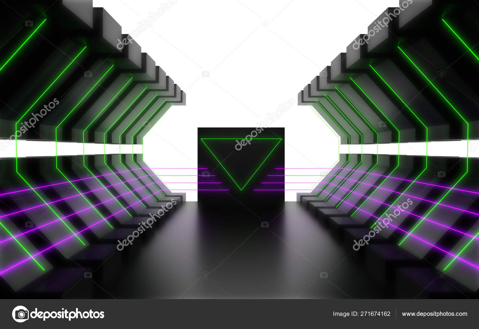 Alien Spaceship Corridor