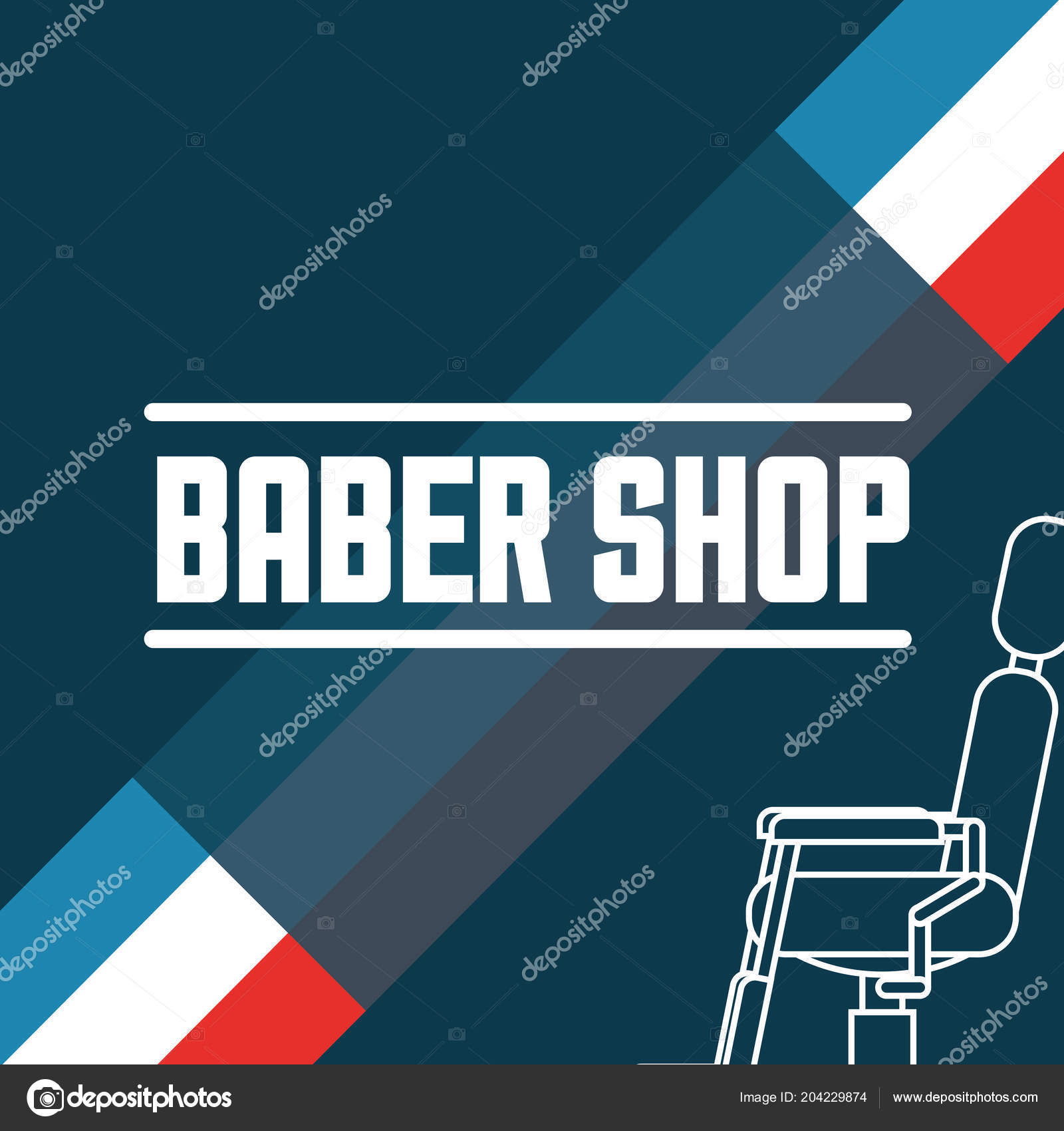 Baber shop design Stock Vector Image by ©yupiramos #204229874