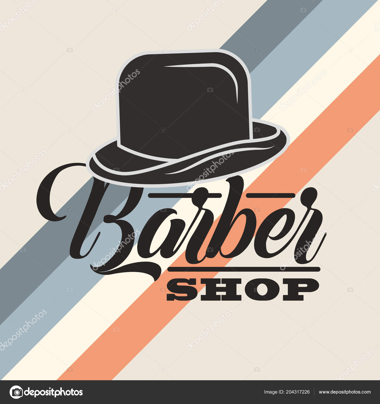 Baber shop design Stock Vector by ©yupiramos 204317226