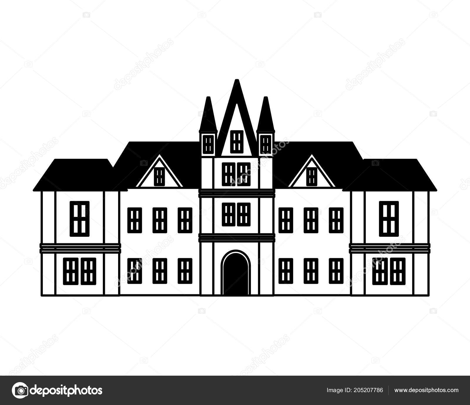 Edinburgh castle united kingdom architecture Stock Vector Image by ...