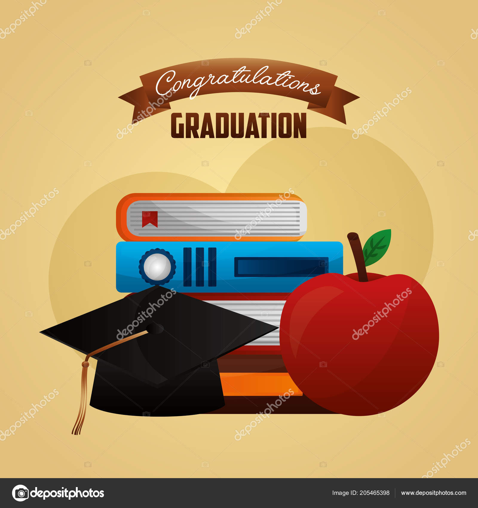 Felicitaciones tarjeta de graduación Vector de Stock de ©yupiramos ...