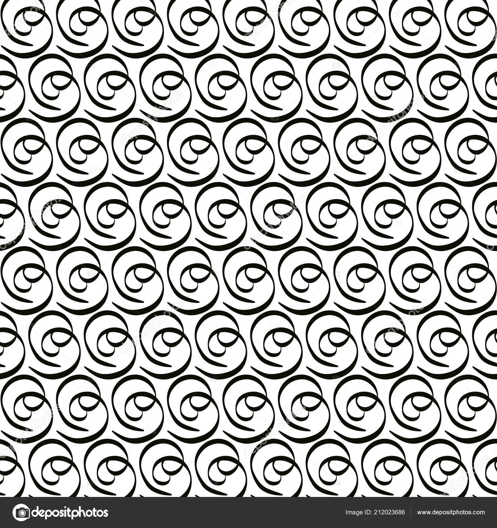 Victorian and floral monochrome background Stock Vector Image by ...