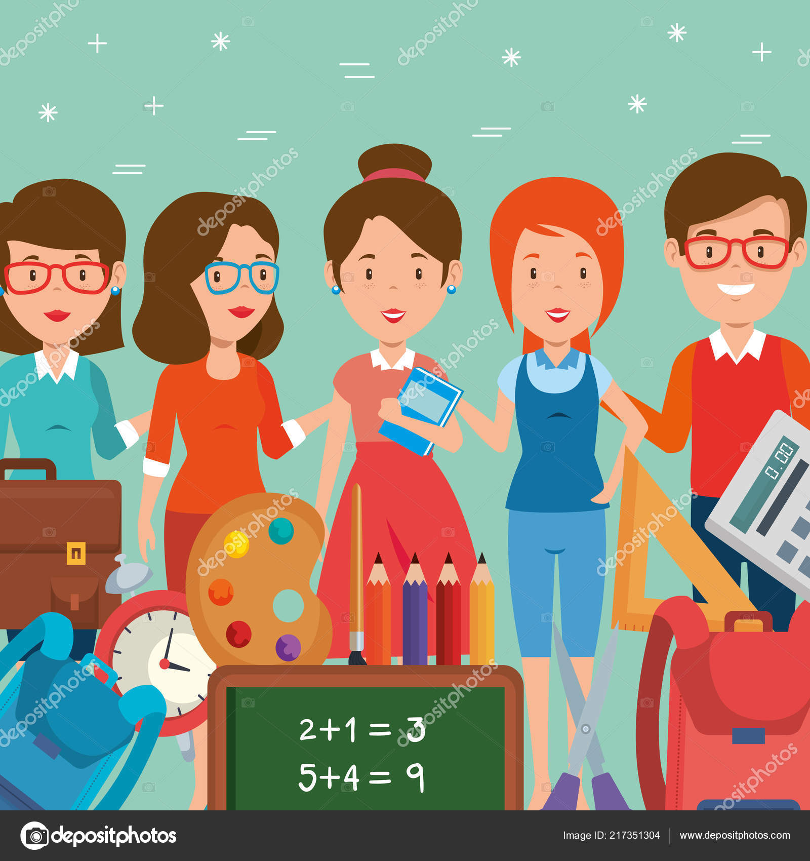 Ilustraci n bargain de un grupo