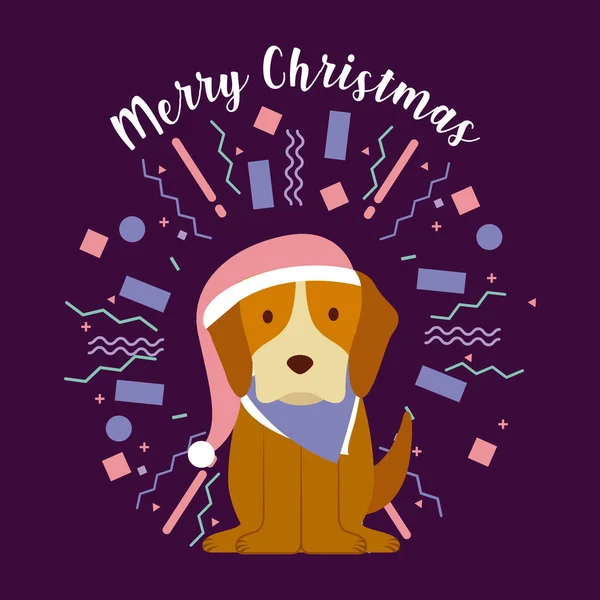 100,000 Merry christmas dog Vector Images | Depositphotos