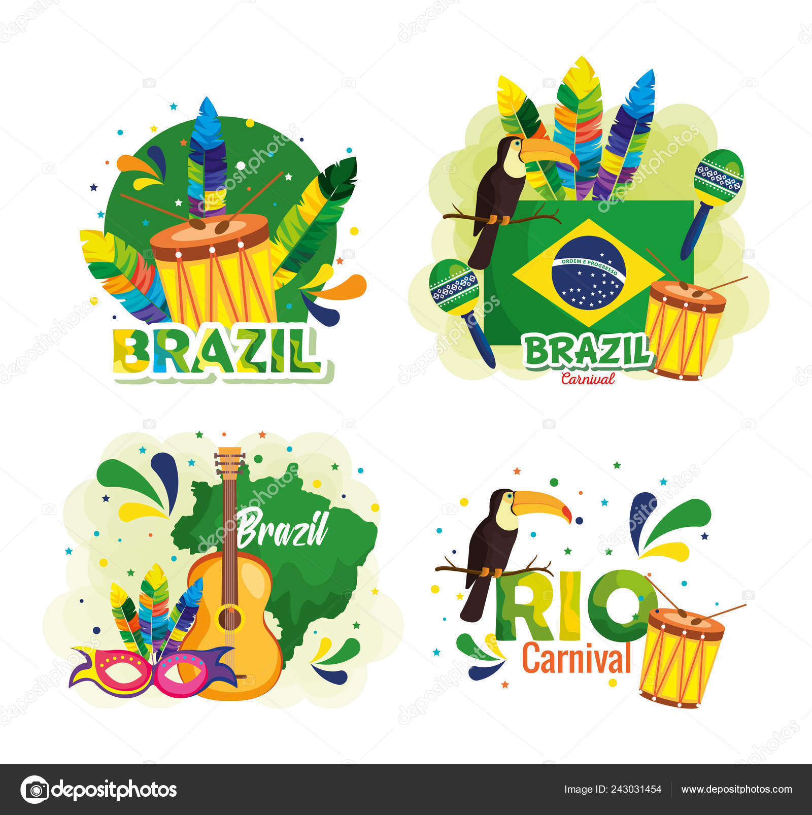 Rio Carnival Vector