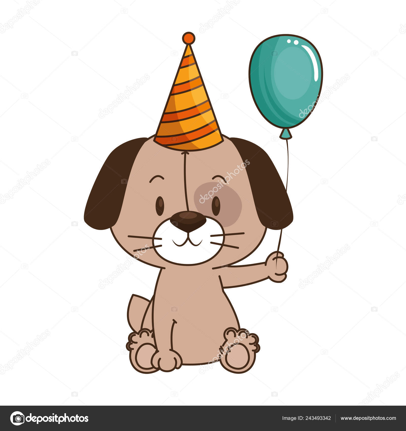 Cute little dog character Stock Vector Image by ©yupiramos #243493342