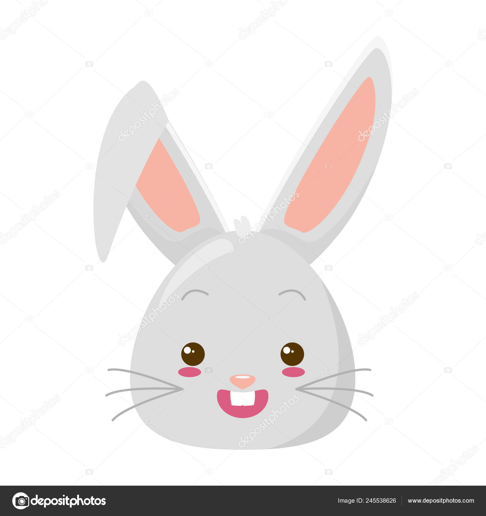 Rabbit Face Clip Art
