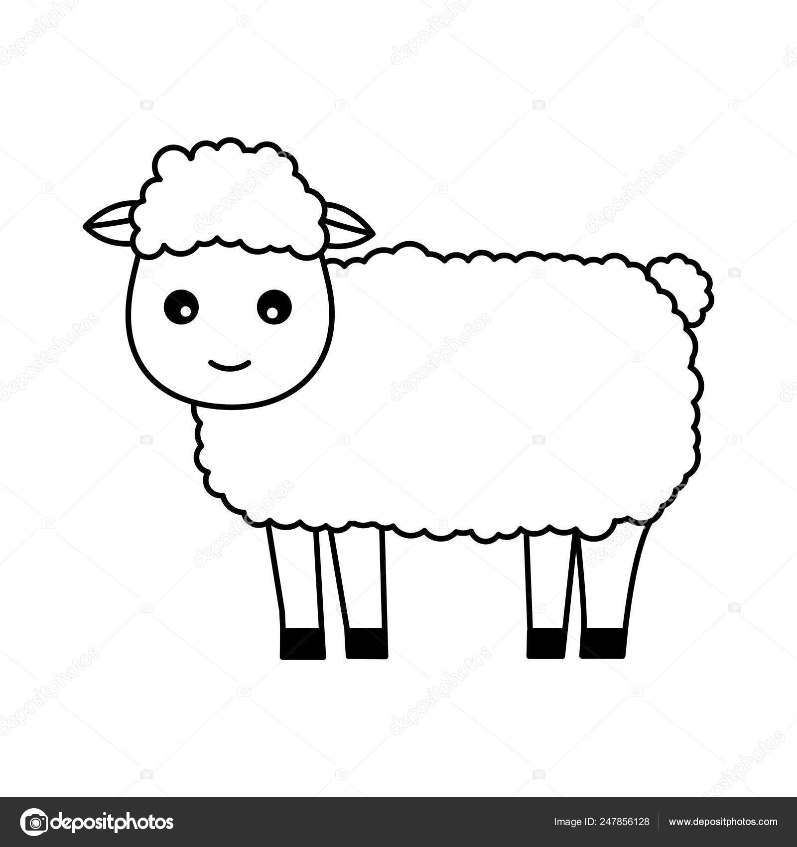 Hewan ternak domba Vektor Stok oleh ©yupiramos 247856128