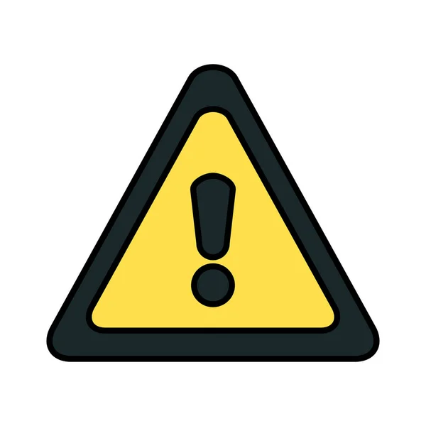 Triangle alert signal icon Stock Vector Image by ©yupiramos #150223050