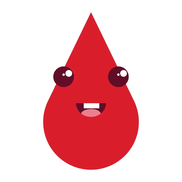 Sad blood drop — Stock Vector © yupiramos #8410051