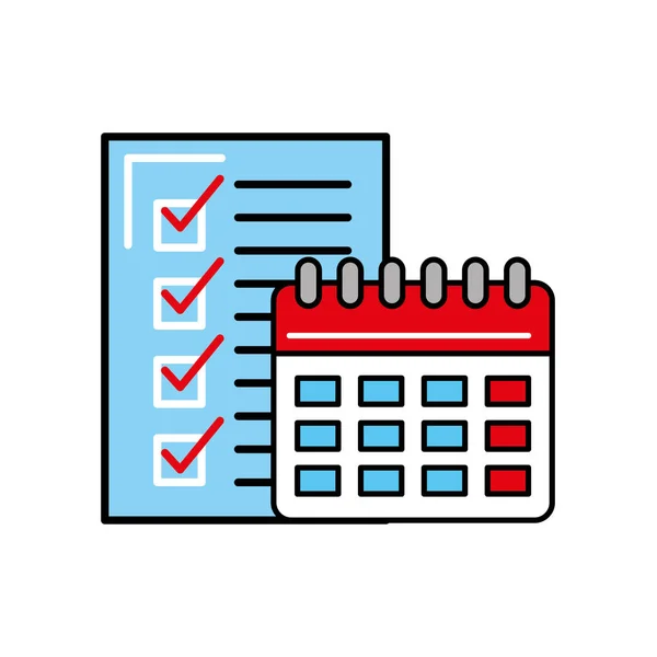 Calendar and checklist Vector Art Stock Images | Depositphotos