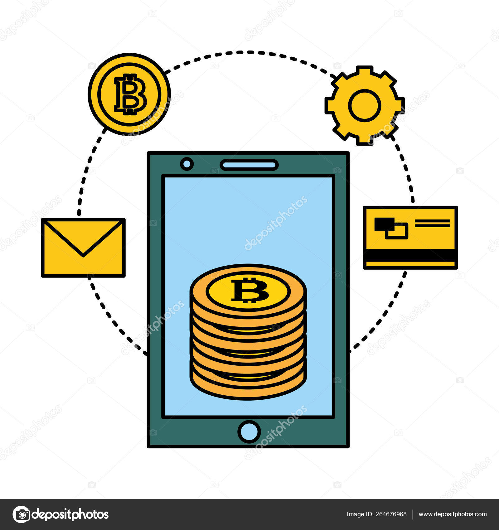 Fin tech business Stock Vector Image by ©yupiramos #264676968