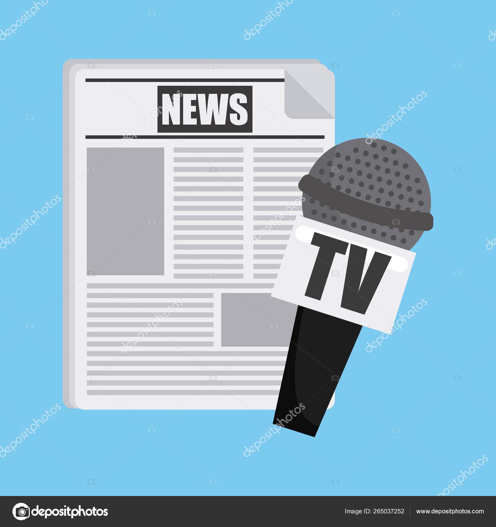 Breaking news Vector Stock Vector Image by ©yupiramos #265037252