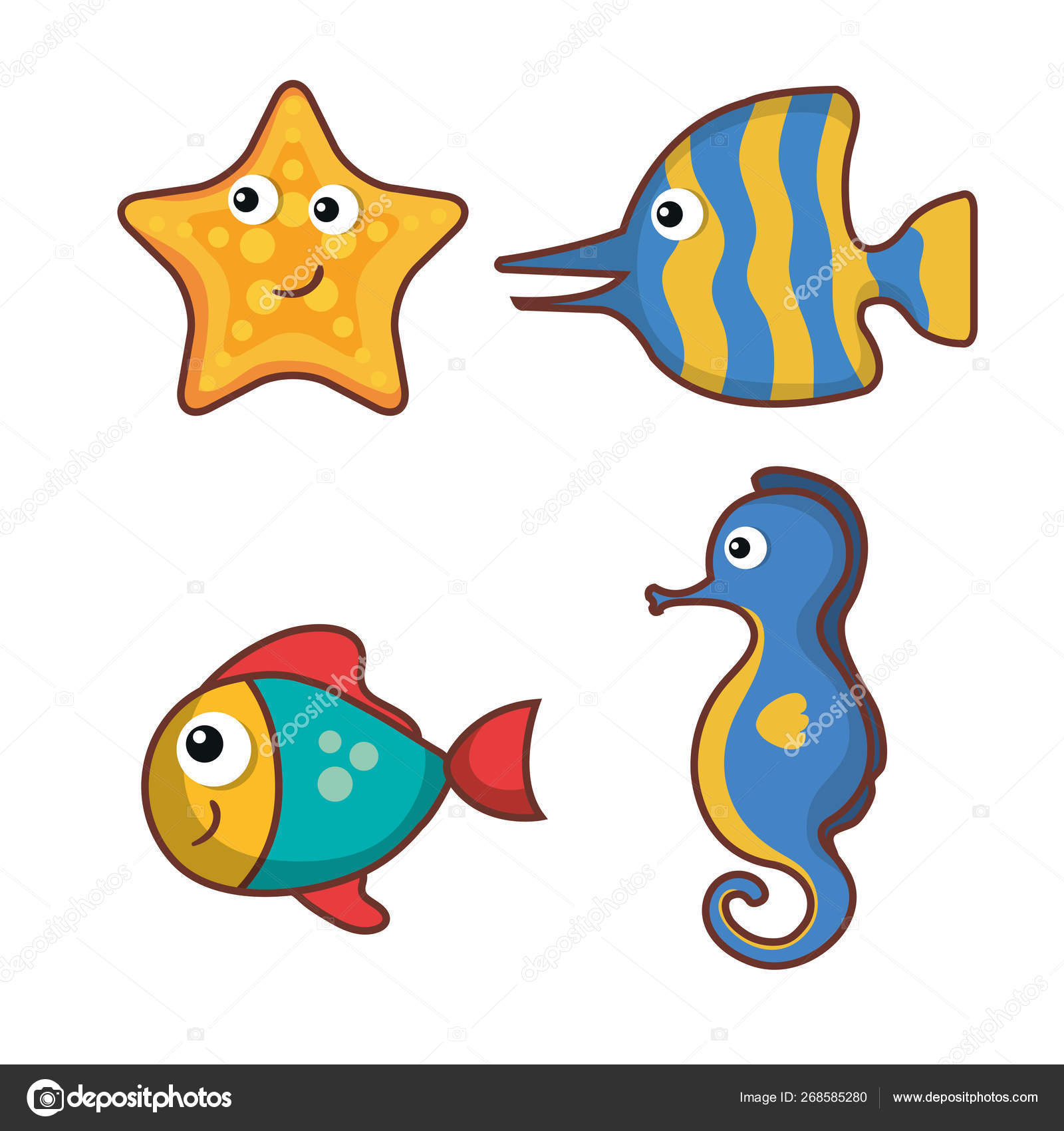 Sea life design Stock Vector by ©yupiramos 268585280