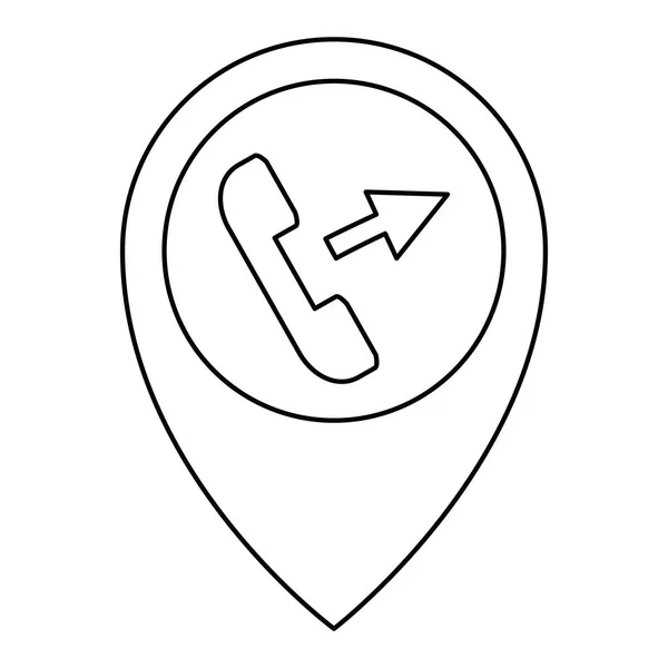 Phone location icon imágenes de stock de arte vectorial | Depositphotos