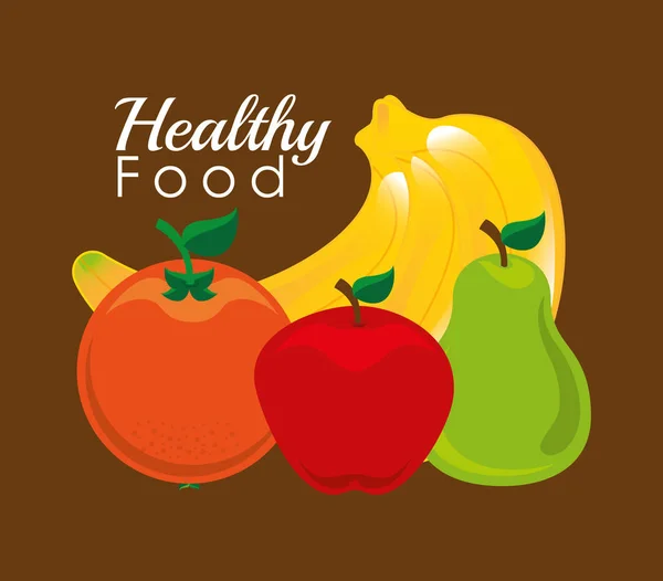 Healthy food design Stock Vector by ©yupiramos 98833634