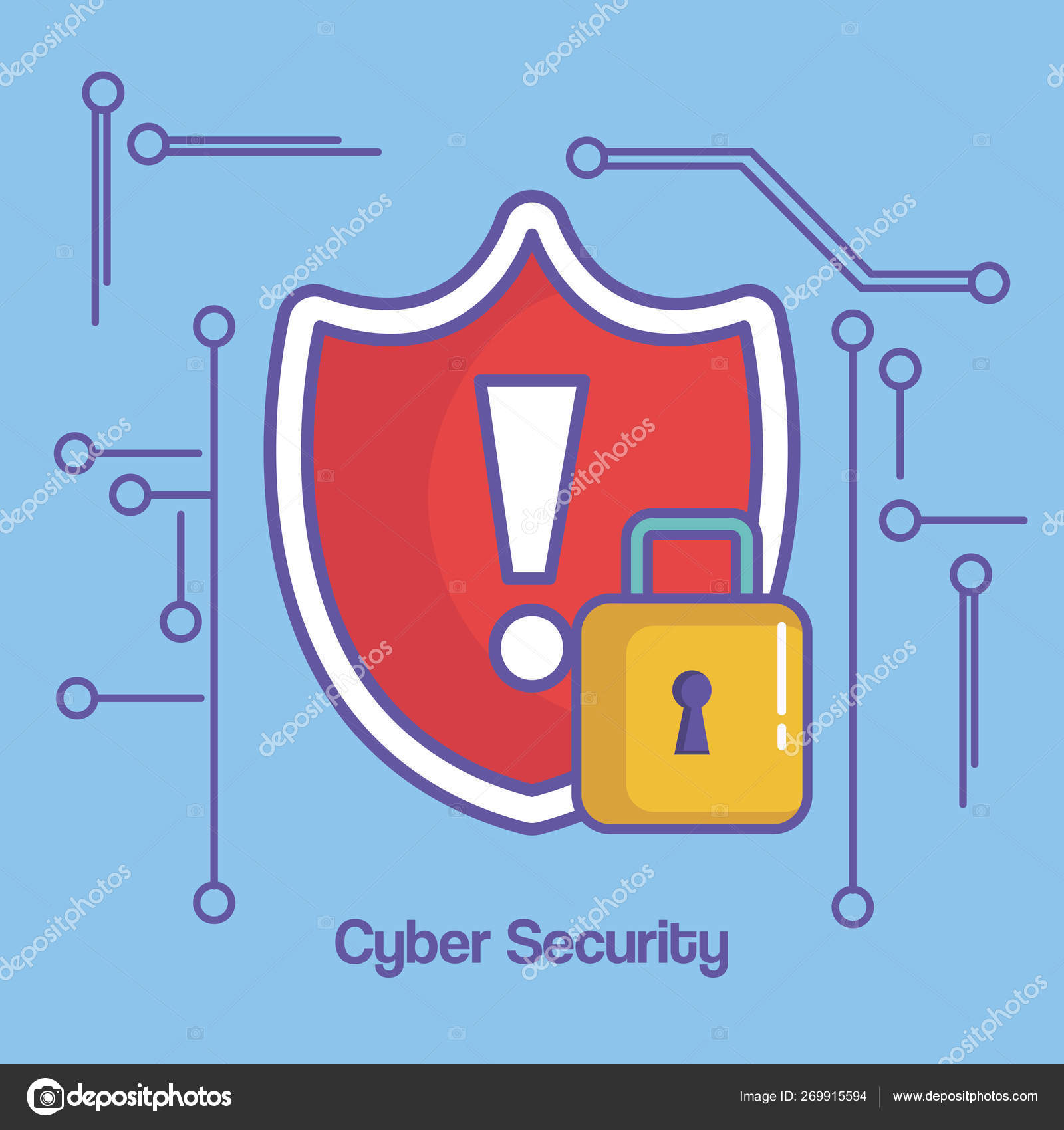 Cyber security design Stock Vector Image by ©yupiramos #269915594 Cyber security design Stock Vector Image by ©yupiramos #269915594