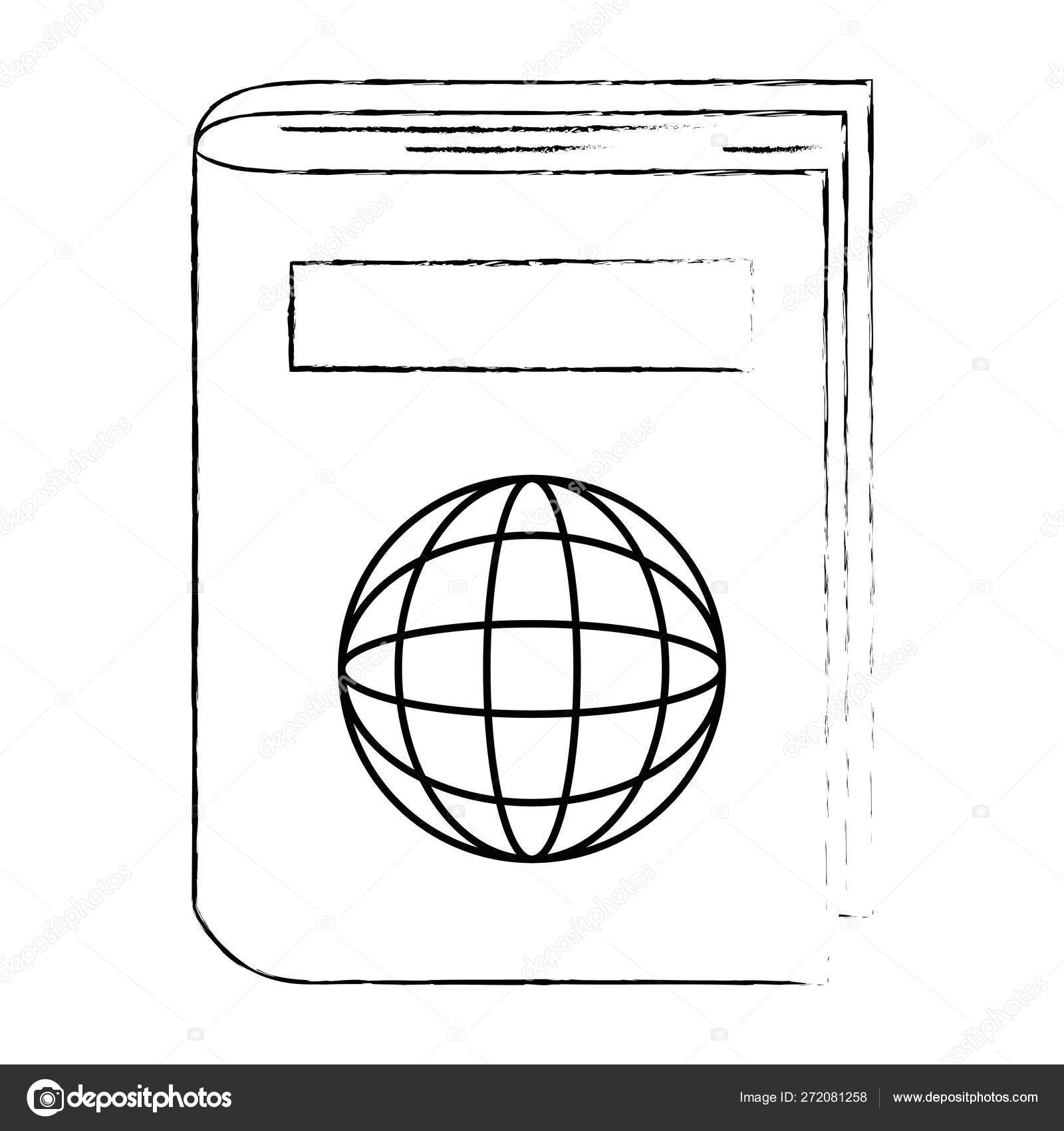 Passport Document Isolated Icon Stock Vector By ©yupiramos 272081258