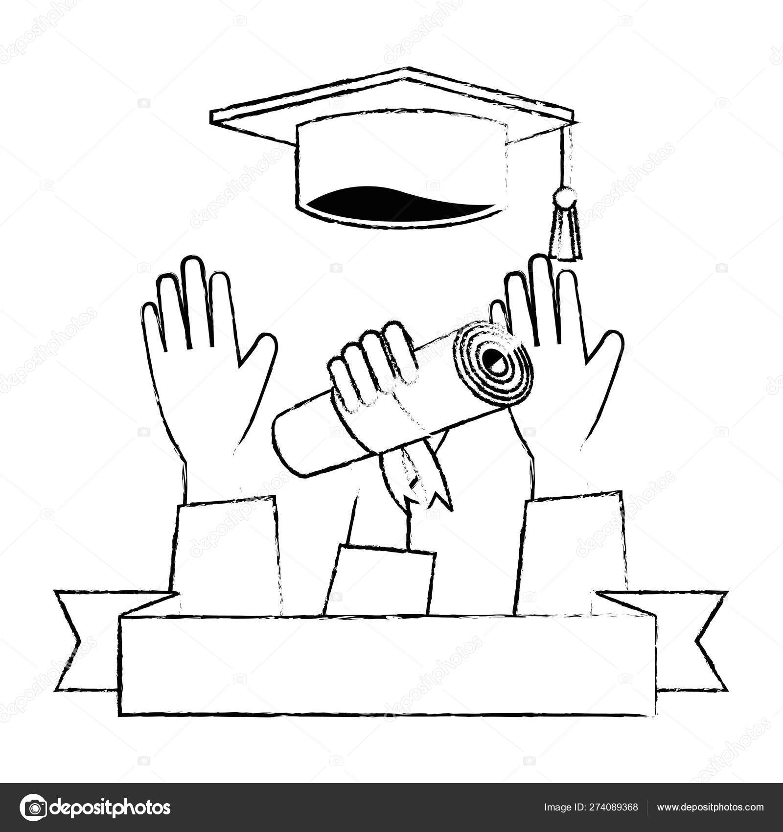 Graduation Diploma Drawing