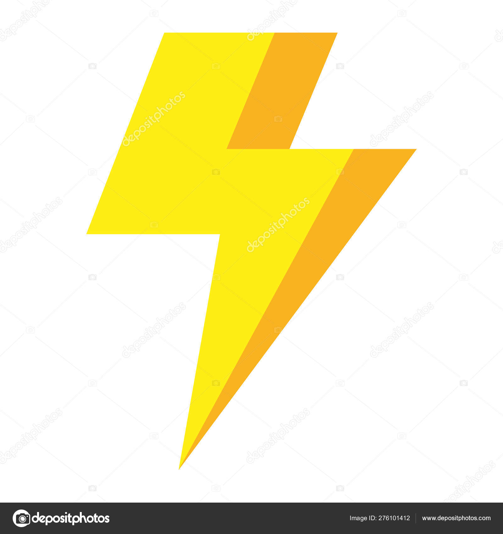 Power thunder electric ray icon Stock Vector Image by ©yupiramos #276101412