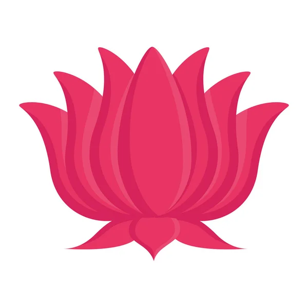 Indian lotus flower nature icon Stock Vector by ©yupiramos 284012452