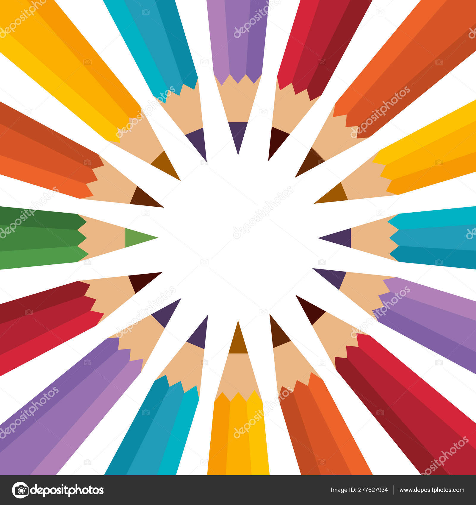 Set of colors pencils school Stock Vector Image by ©yupiramos #277627934