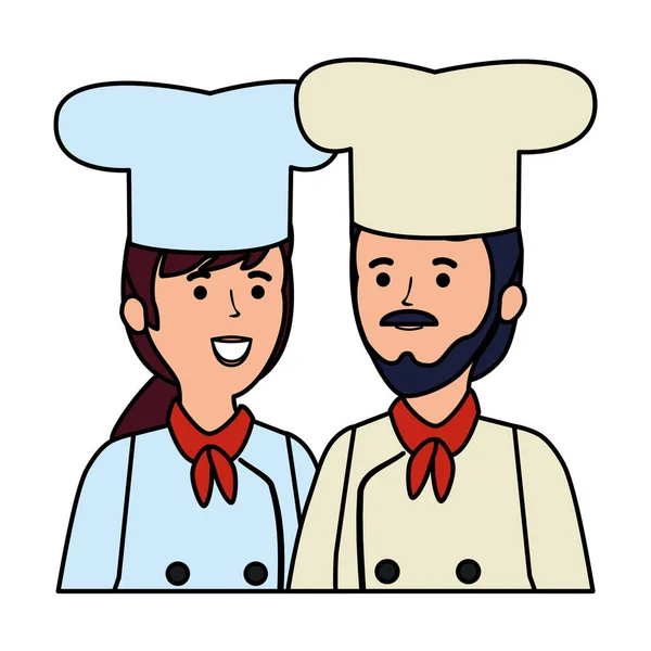 100,000 Chef couple cartoon Vector Images | Depositphotos