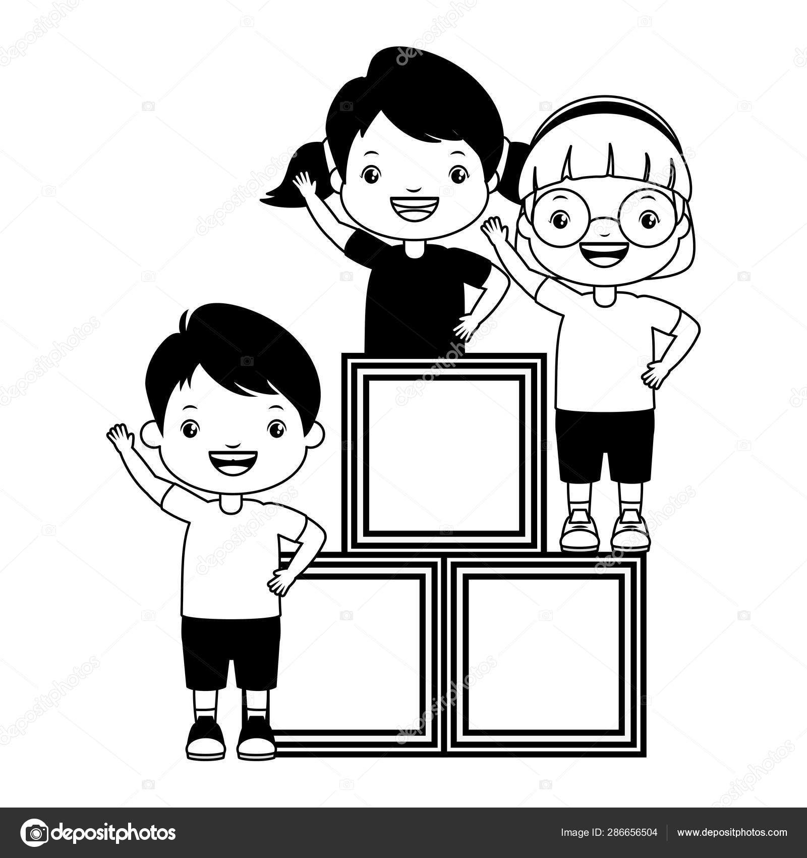 Kids cubes zone Stock Vector by ©yupiramos 286656504