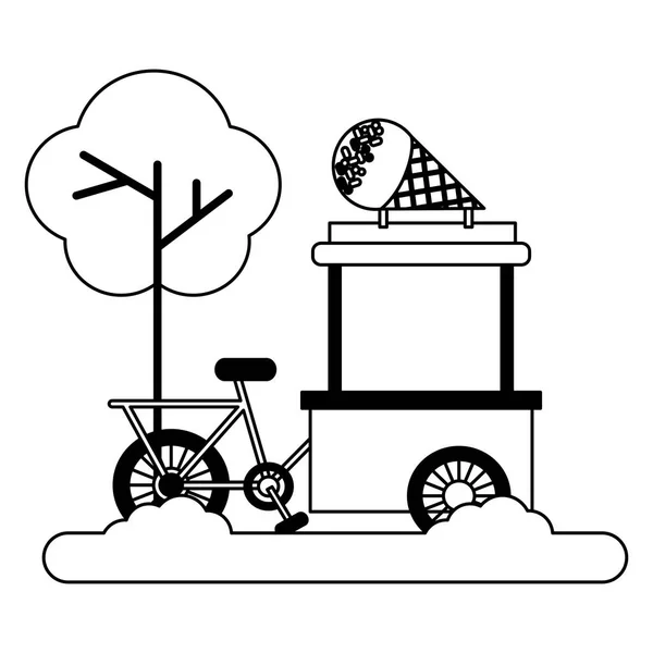 100,000 Bicycle food cart Vector Images | Depositphotos