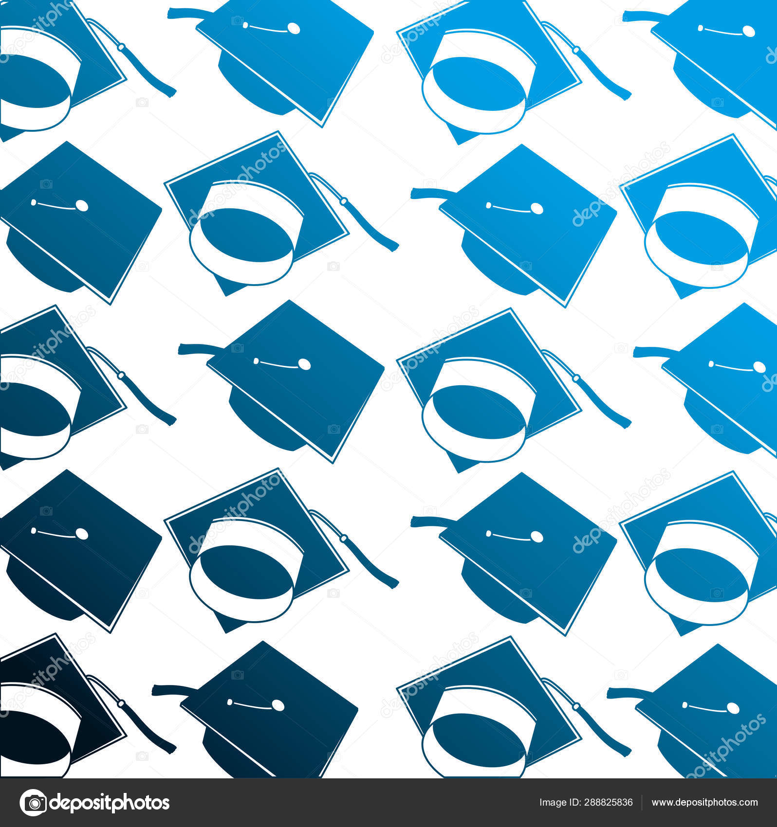 School graduation hat eduaction background Stock Vector Image by ...