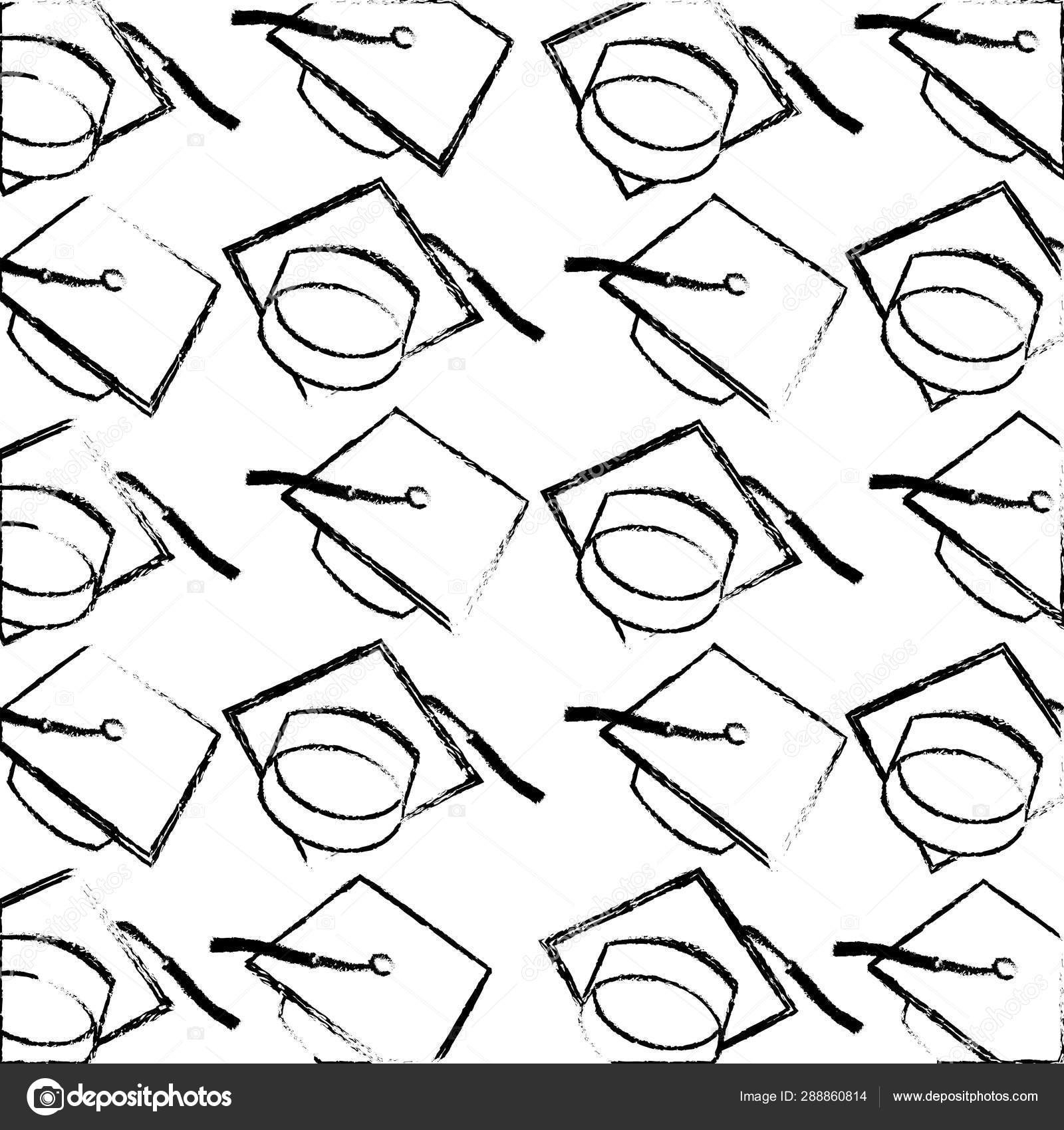 School graduation hat eduaction background Stock Vector Image by ...