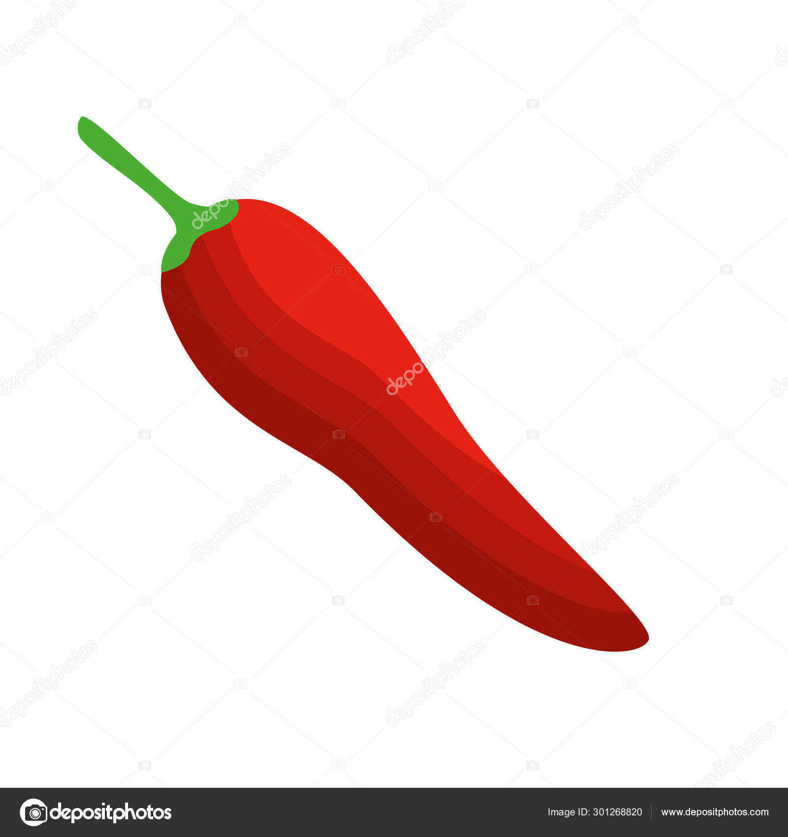 Isolated pepper vector design Stock Vector Image by ©yupiramos #301268820