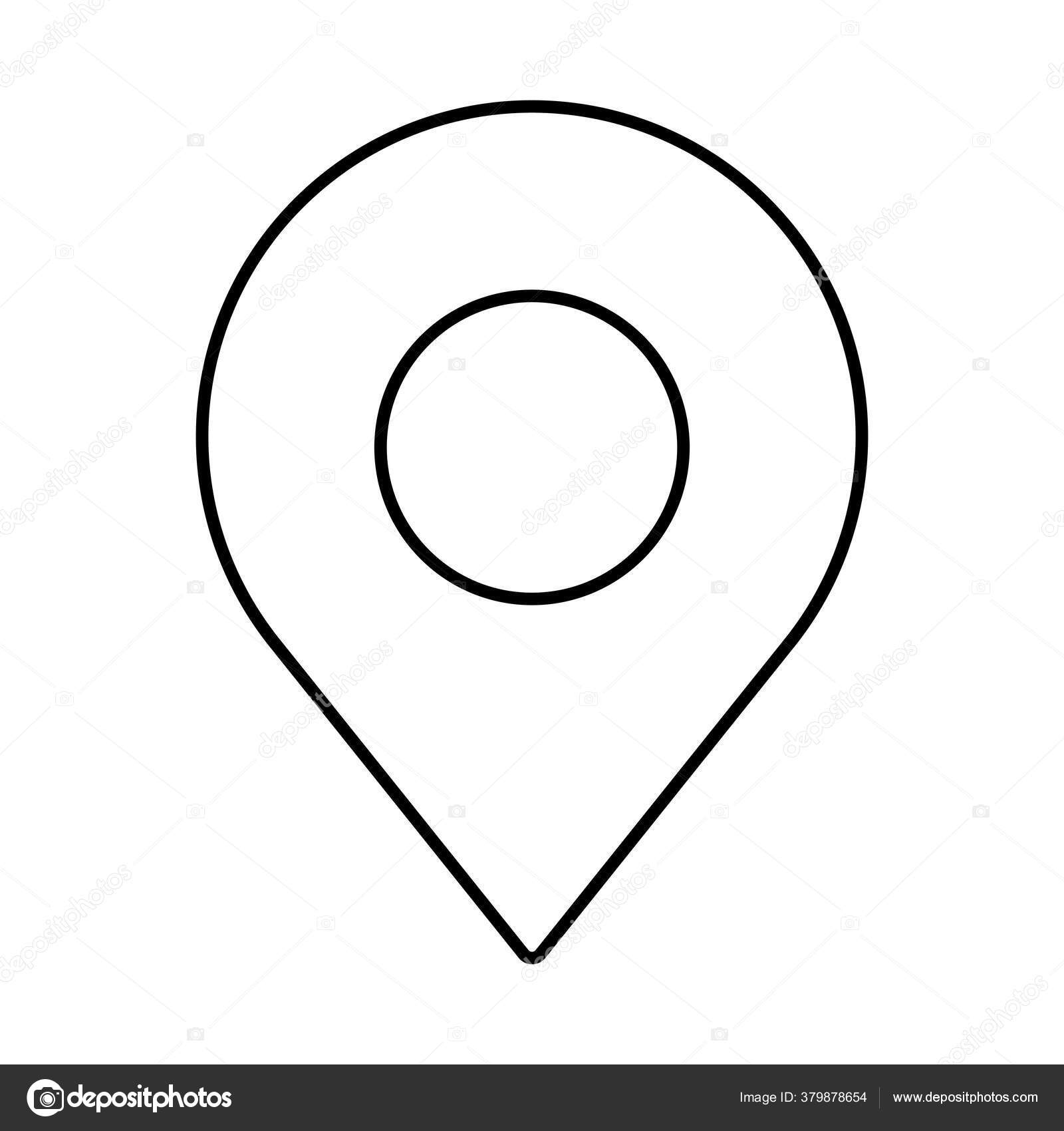 Pin pointer location mark icon Stock Vector by ©yupiramos 379878654