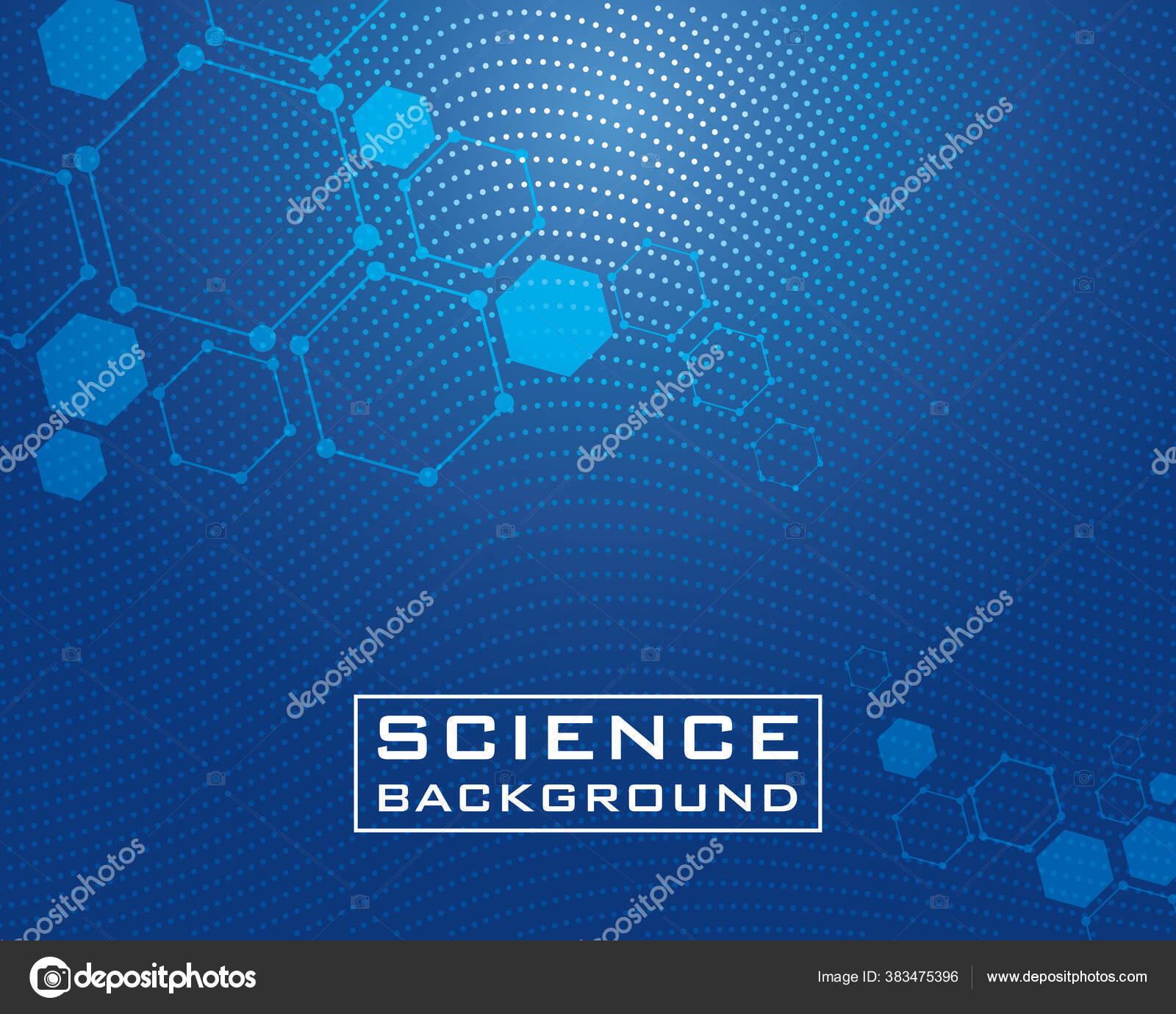 Dark blue science background with lines structures Stock Vector Image ...
