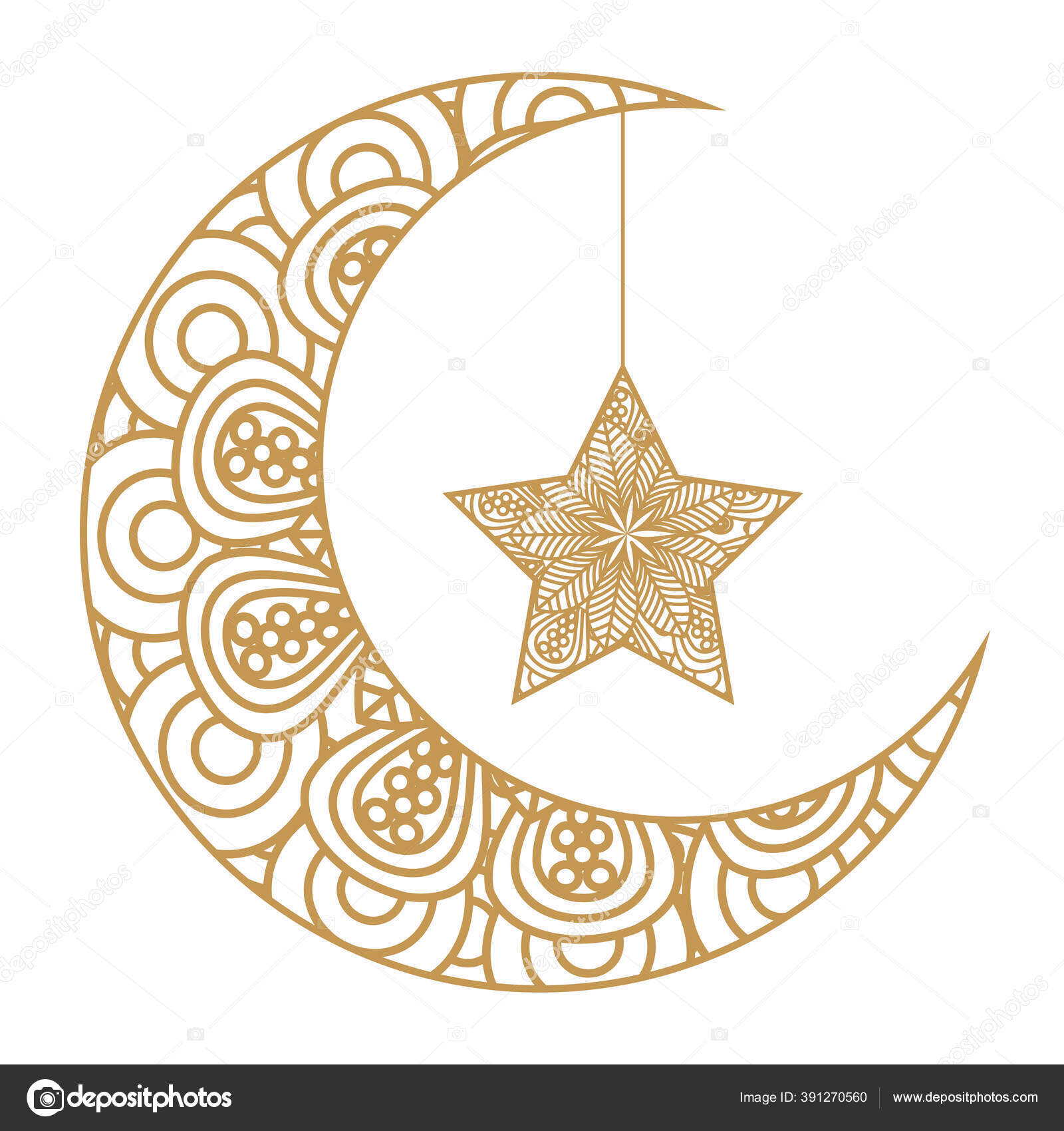 Eid Star Clip Art