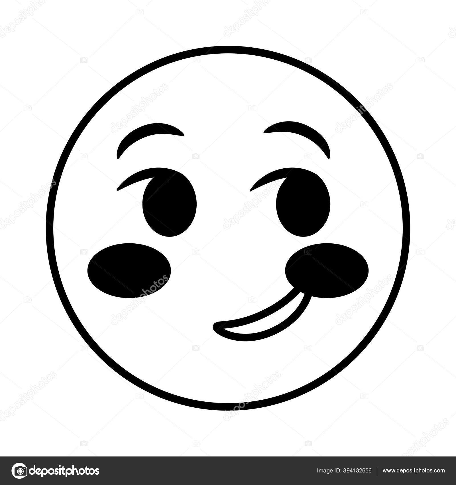 Doubtful emoji face classic line style icon Stock Vector by ©yupiramos ...