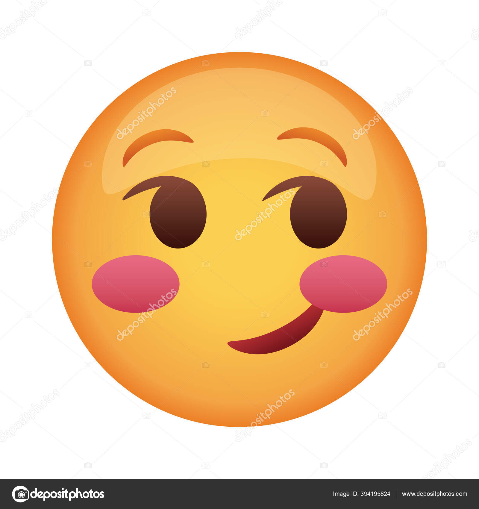 Doubtful emoji face classic flat style icon Stock Vector by ©yupiramos ...